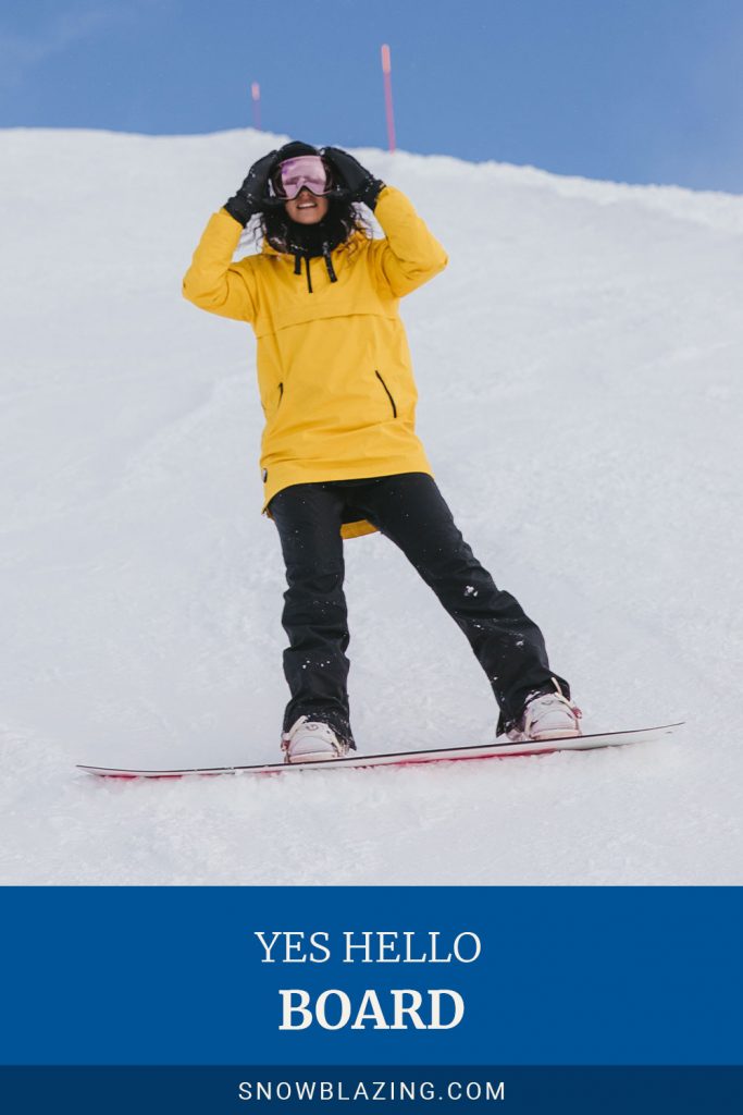 Yes Hello Board - Snow Blazing